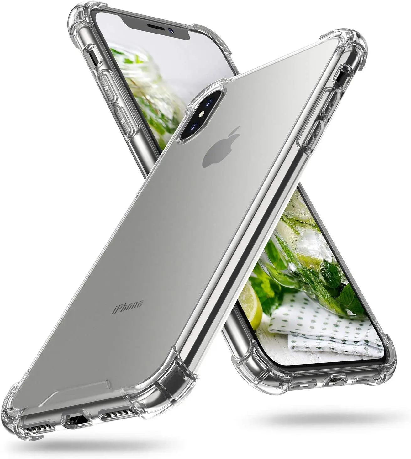 Crystal-Transparent-Compatible-With-IPhone-X-XS-Phone-Case-With-4 ...