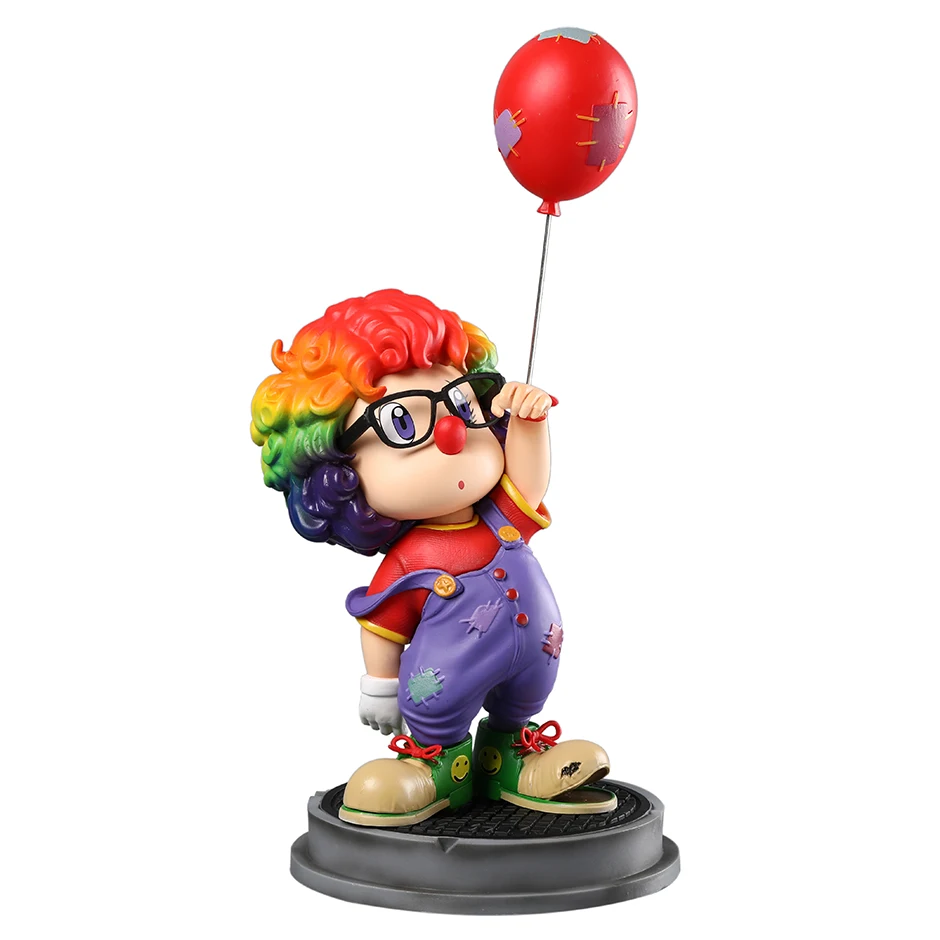 Dr-Slump-Arale-Cos-Clown-Version-Figure-PVC-Figurine-Collectible-Model ...