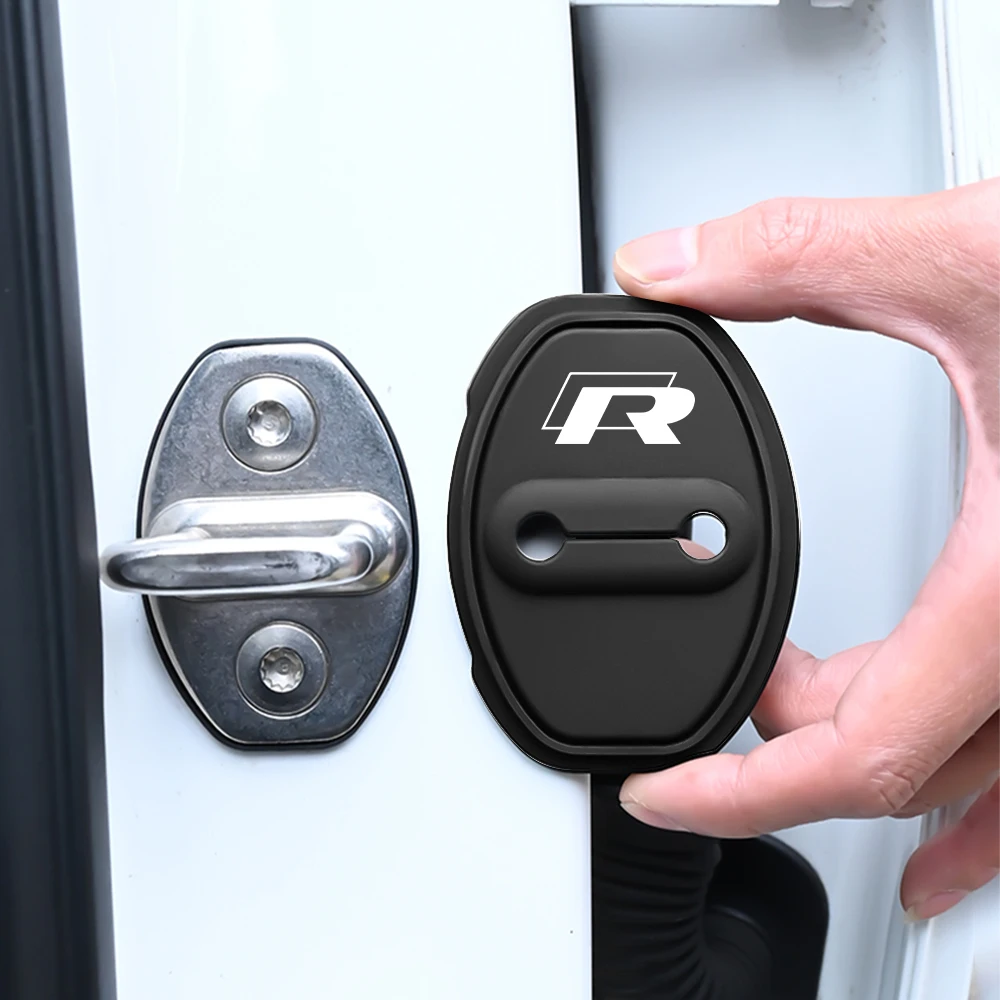 4pcs-Silicone-Car-Door-Lock-Cover-Interior-Accessorie-For-Volkswagen ...