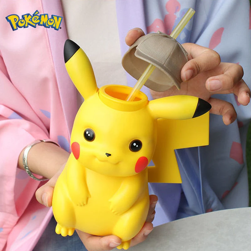 Pokemon Detective Pikachu Children's Cups with Straws Water Cup Movie ...