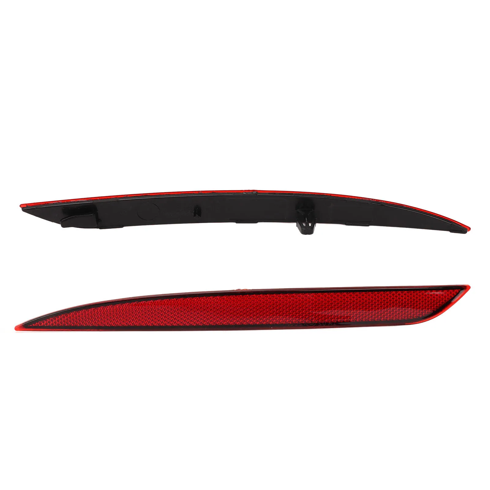 1Pc L/R Rear Bumper Reflector Red Lens Car Tail Reflector Light for ...