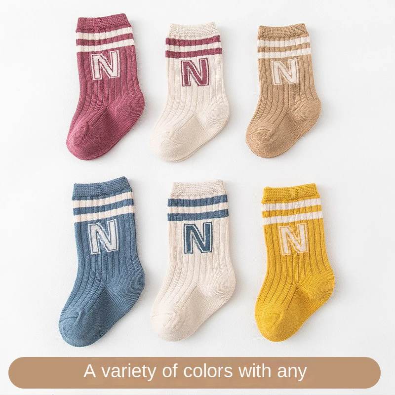 Newborn-Baby-Socks-Cute-Babies-Stuff-Boys-Letter-Short-Sock-Kids-Girls ...
