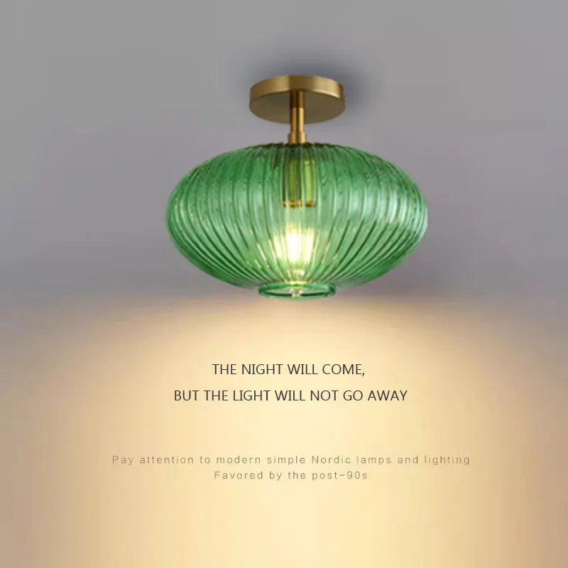 Nordic-LED-Glass-Ceiling-lights-Minimalist-bathroom-Balcony-Bedroom ...