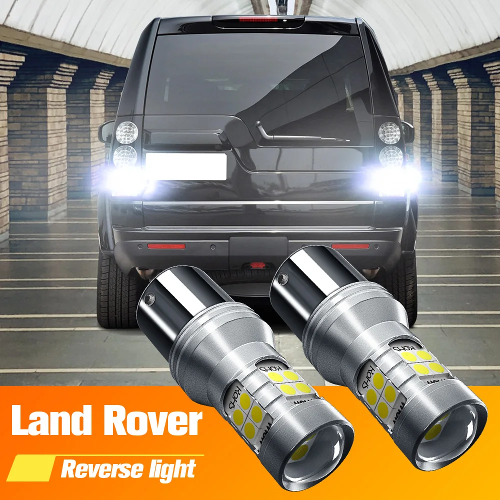 2pcs Led Light Reverse Lamp P21w Ba15s Canbus For Land Rover Defender ...