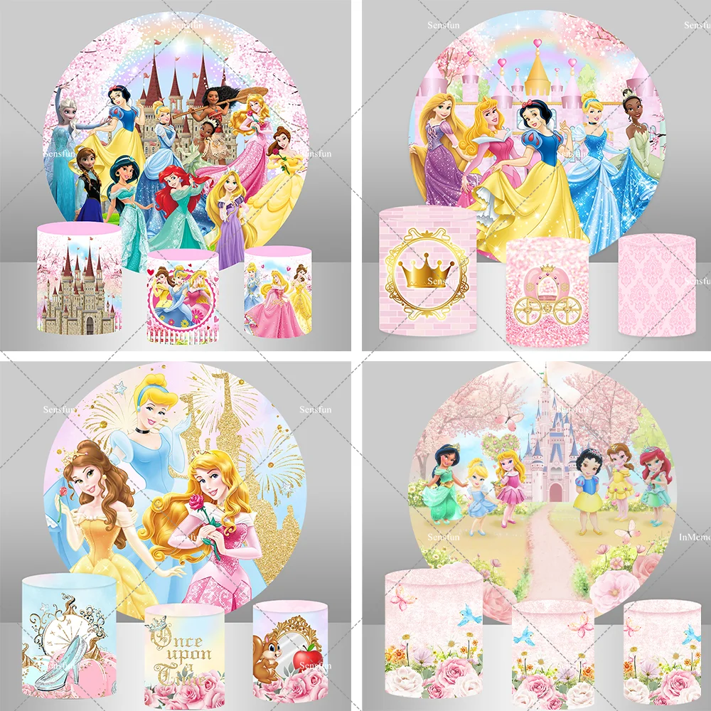 Princesa de Disney en círculo: La decoración perfecta para fiestas de ...