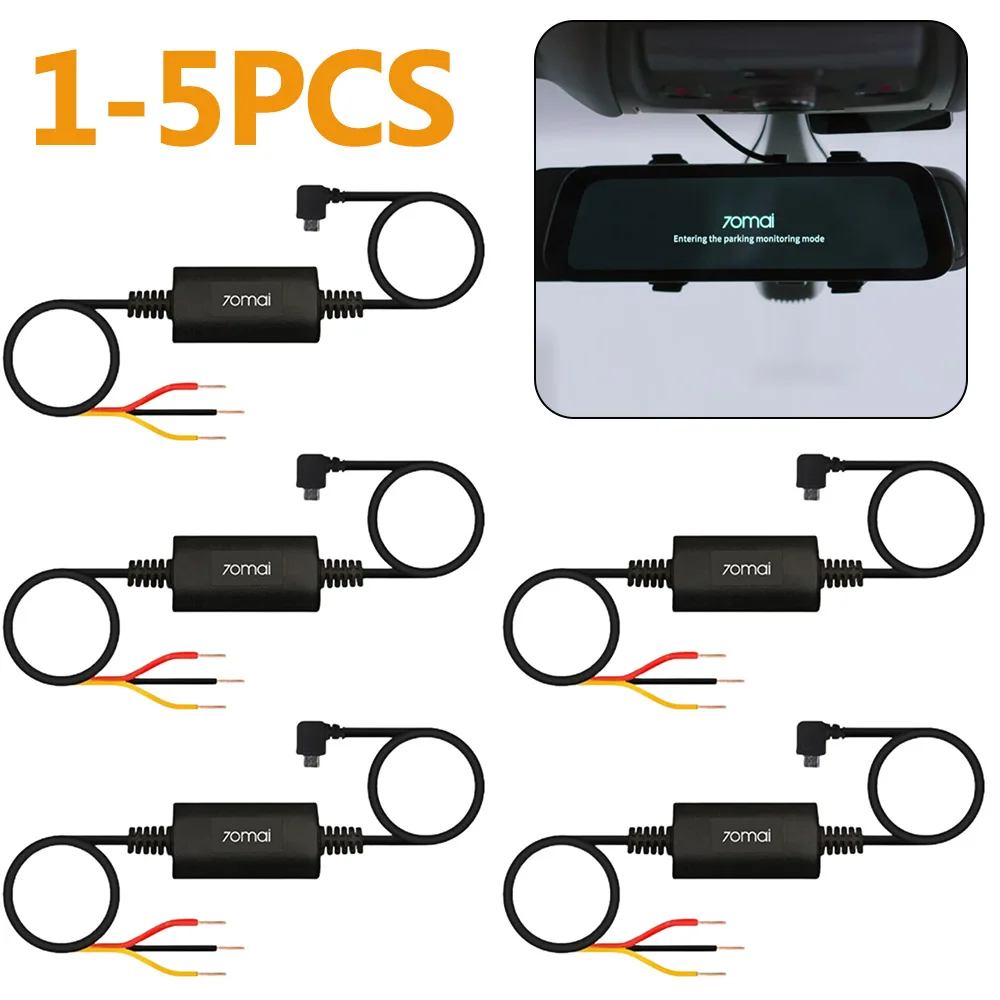 1-5pcs-Parking-Brake-Cable-12V-30V-Car-Dash-Cam-Cable-USB-Hard-Wire-Kit ...