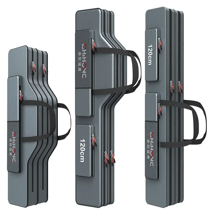 125Cm 130CM Fishing Gear Bag, Waterproof Fishing Rod Bag, Big-bellied Large capacity Fishing rod ...