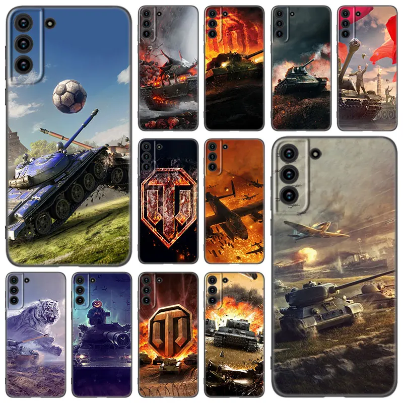 Funda de teléfono de juego World Of Tanks para Samsung Galaxy S21, S20 ...