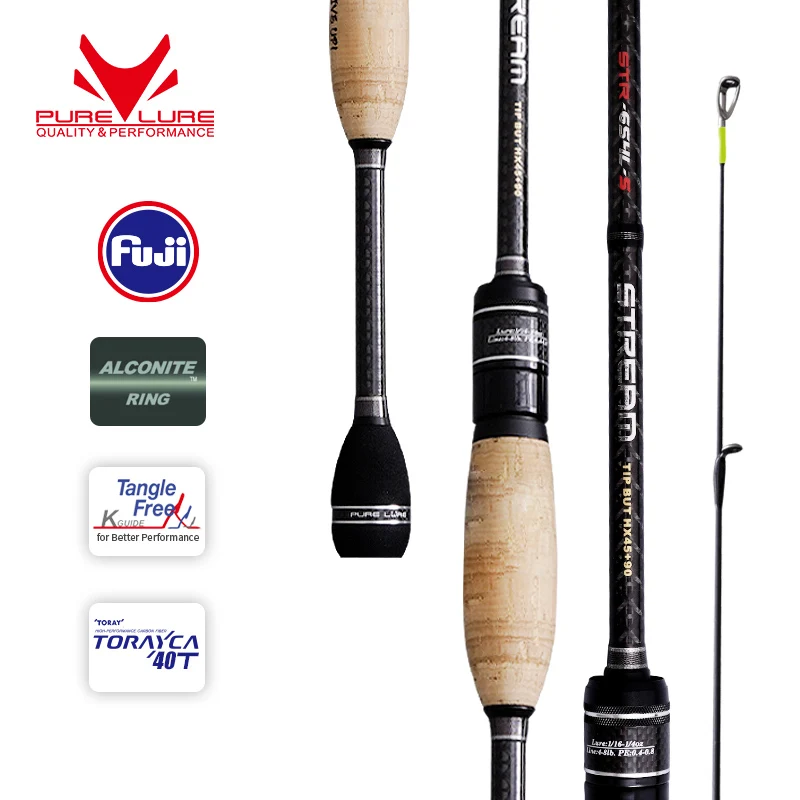 PURELURE-STREAM-4-Section-Ultralight-Travel-Rod-UL-L-1-96m-2-01m ...