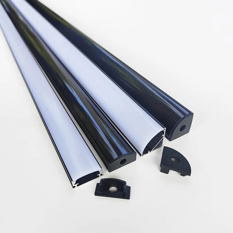 LED Aluminum Profile Black Cover led bar 50cm led light Strip led ...