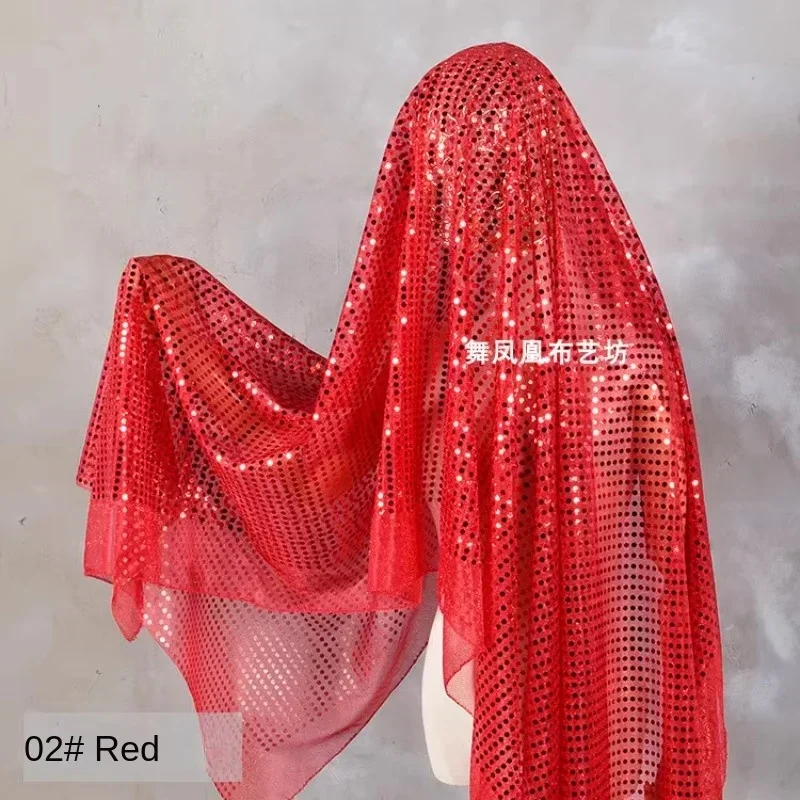 Sequin-Mesh-Fabric-Bronzing-Dance-Performance-Dress-Headwear-Background ...