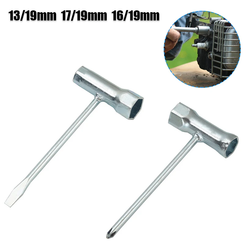 13mm-16mm-17mm-19mm-Stainless-Steel-Spark-Plug-Socket-Wrench-For-Petrol ...