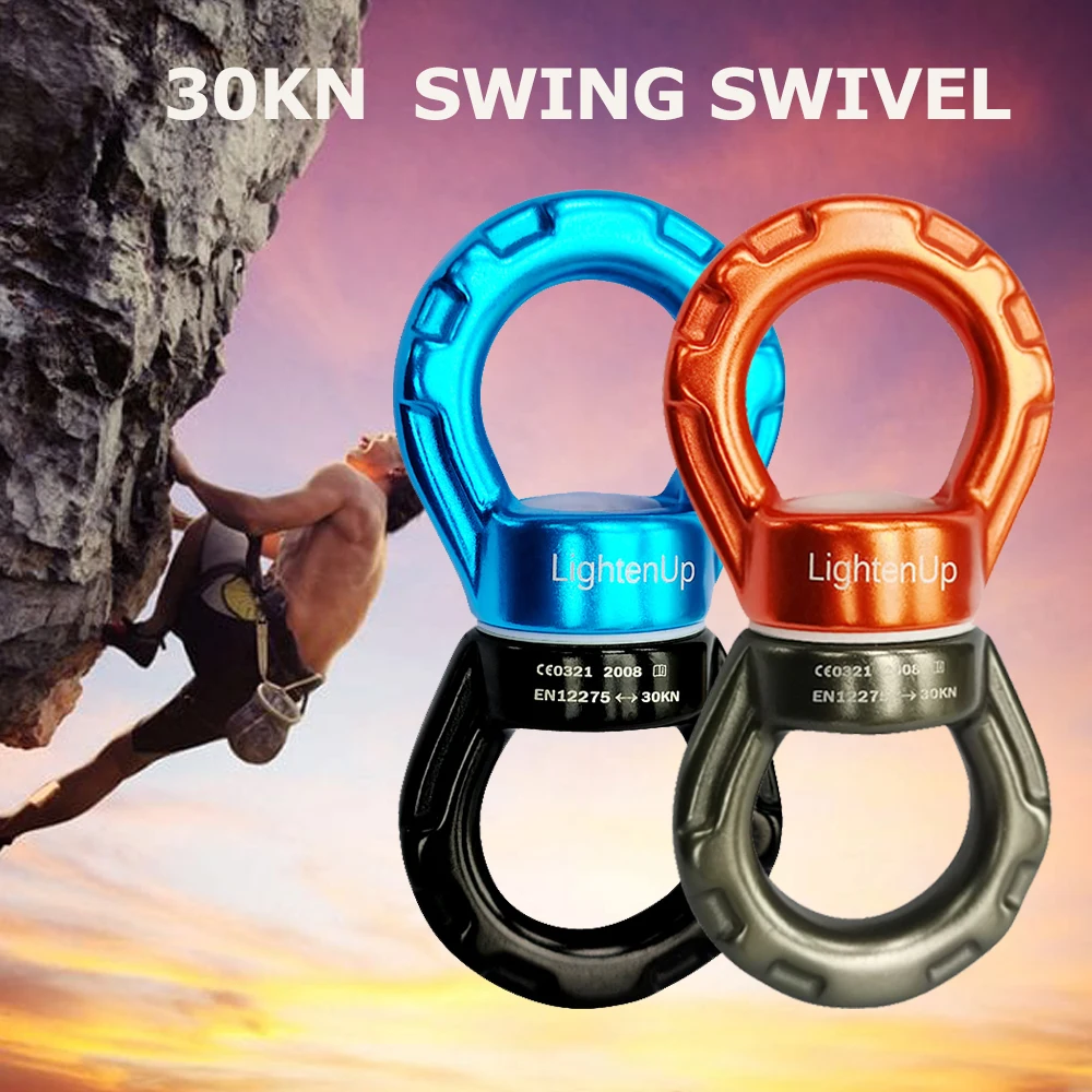 Swing-Swivel-30kN-Safety-Rotational-Device-Swing-Spinner-Carabiner ...