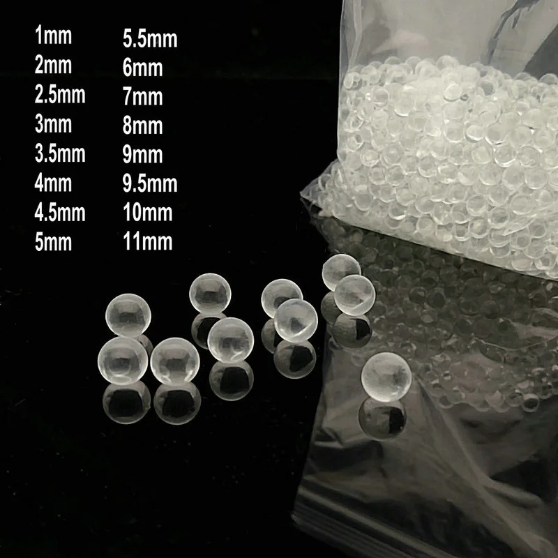 1000pcs/2000pcs DIA1mm To 11mm Small Glass Decorative Balls High ...