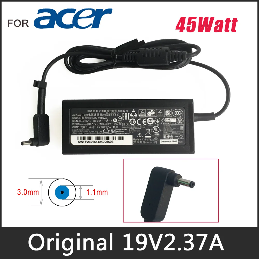 Adaptador-de-CA-de-45W-para-port-til-cargador-Original-para-Acer ...