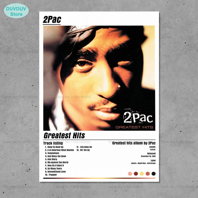 Tupac Greatest Hits Album Cover