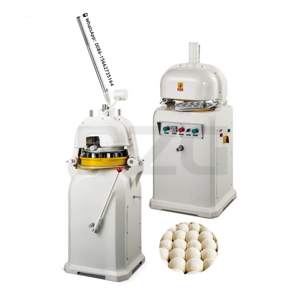 Commercial-Small-Bread-Pizza-Dough-Divider-Rounder-Machine-Bakery-Grain ...