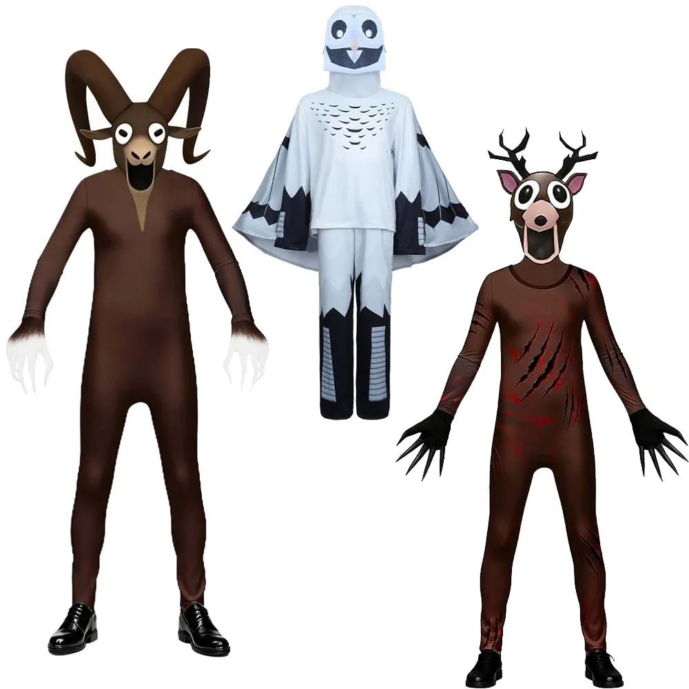 99 Nights in The Forest Goat Monster Costume Kids 99 Nights in The ...