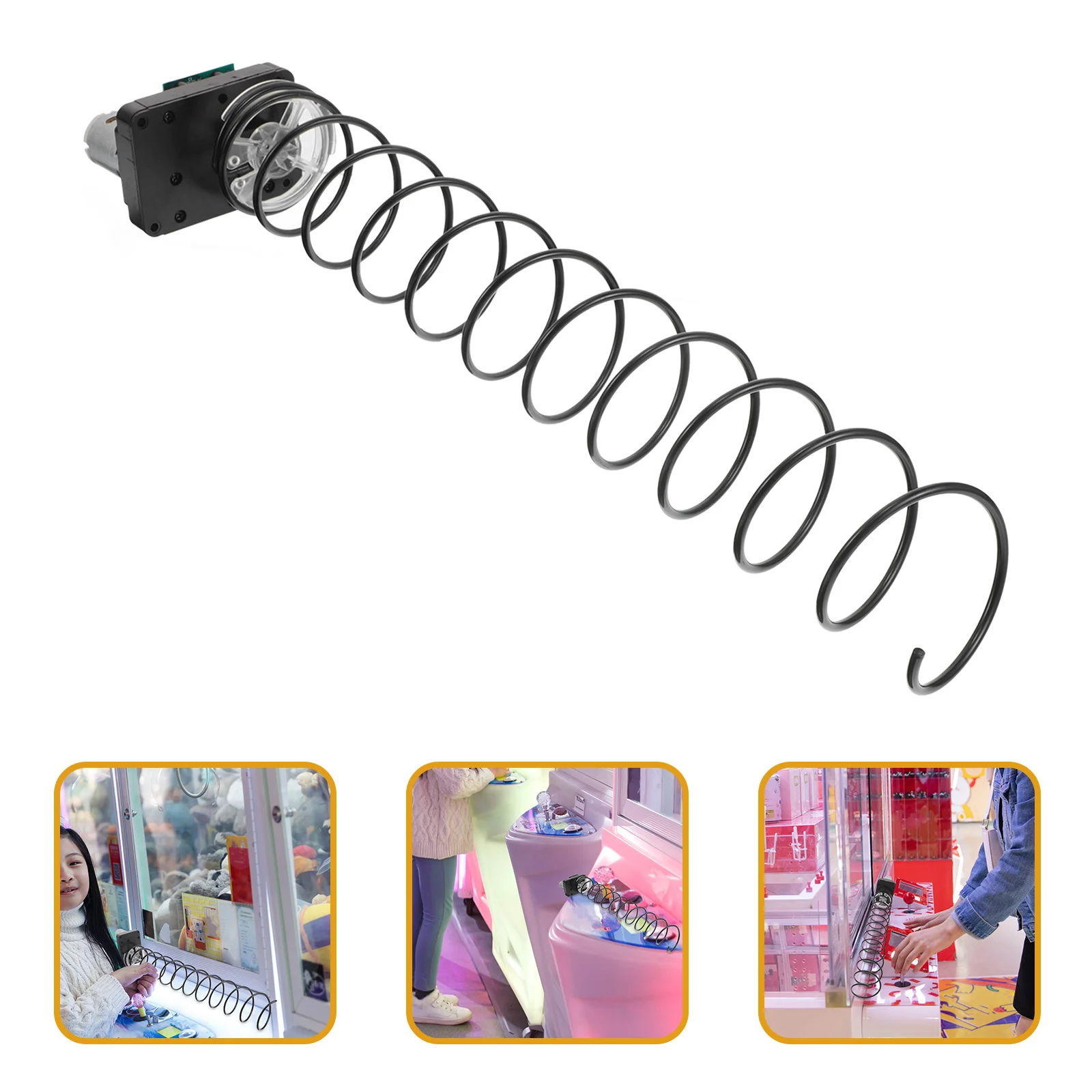 Motor Spring Screw Rod Black For Pinball Machine Kits Game Console ...