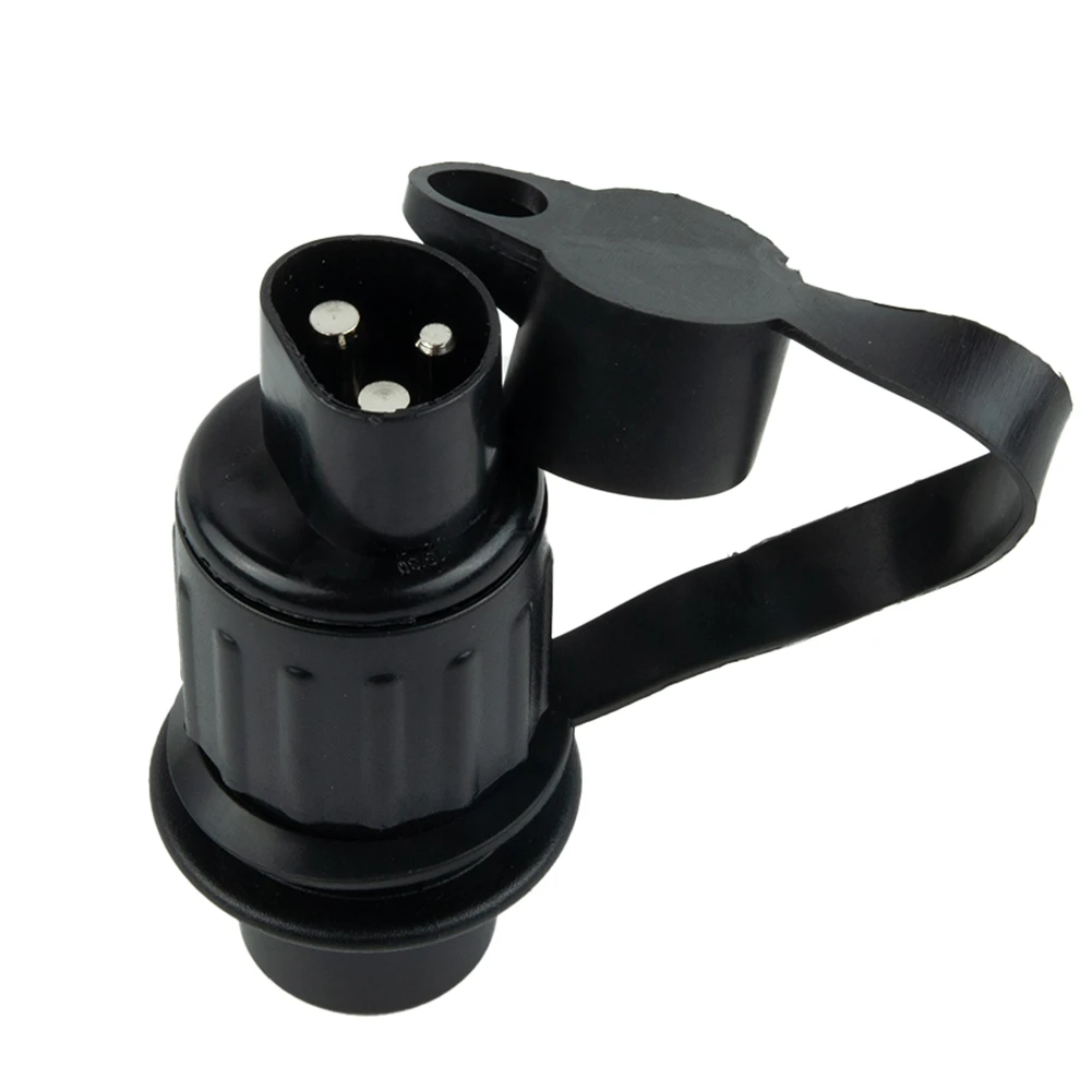 3Pin-Trailer-Plug-Adapter-Motorhome-Power-Cord-Socket-Connector-Trailer ...