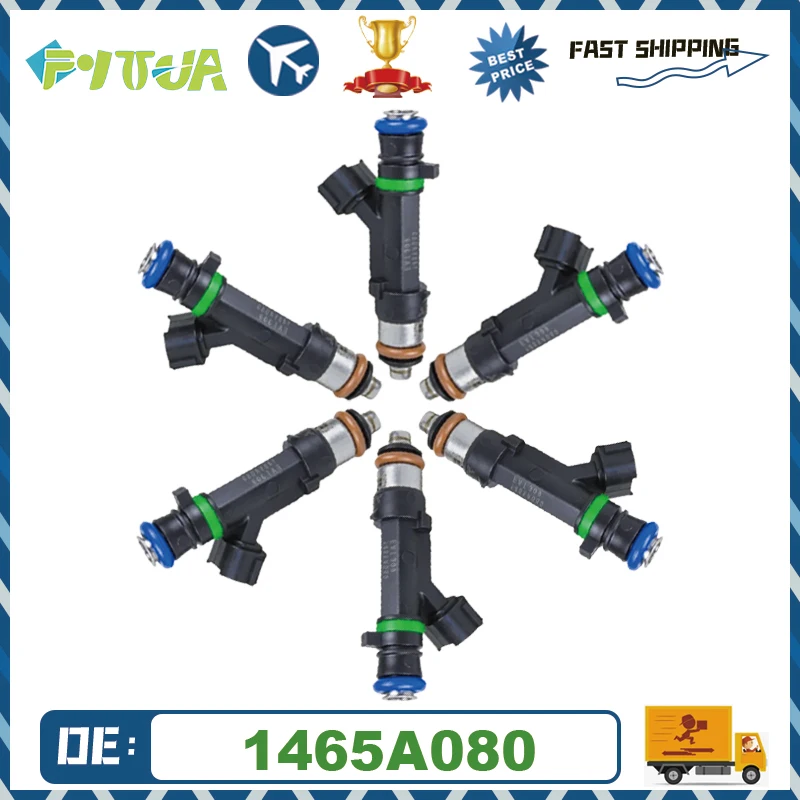 6pcs Fuel Injector Nozzle 1465A080 for MITSUBISHI OUTLANDER 3.0L V6 ...