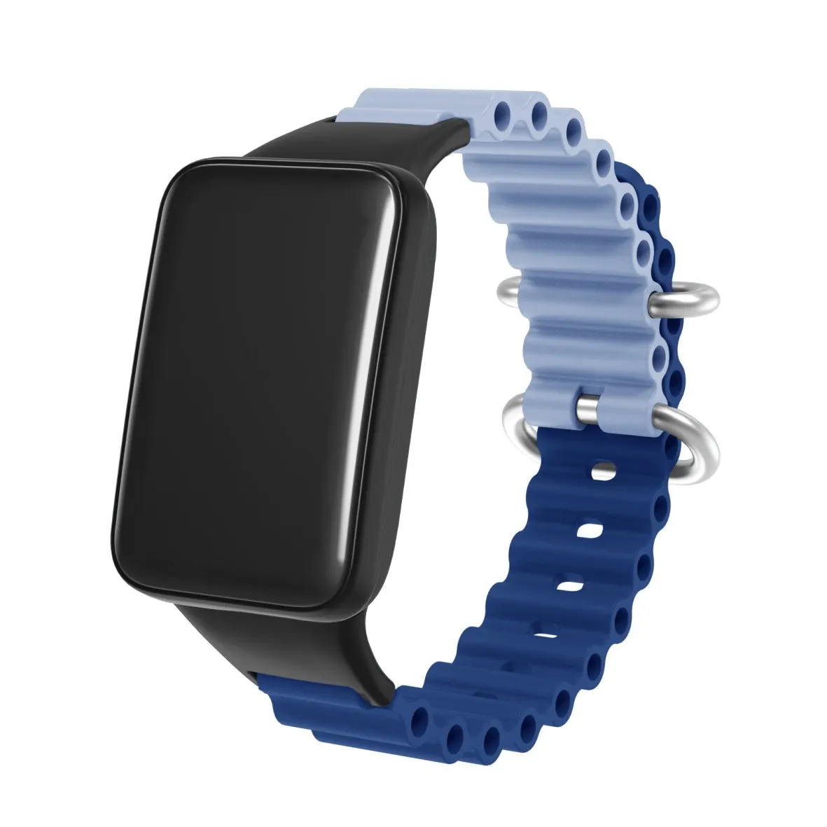 Ocean-Two-Color-Strap-For-Xiaomi-Mi-Band-7-Pro-Silicone-Wristband-Smart ...
