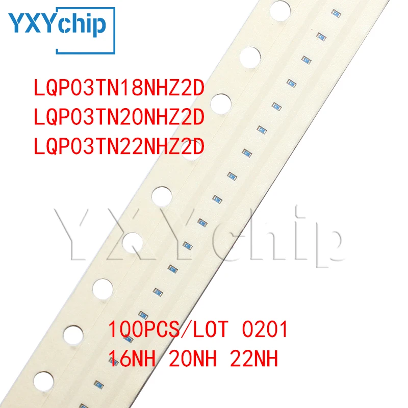 100PCS-LOT-CHIP-FILM-TYPE-RF-INDUCTOR-LQP03TN18NHZ2D-LQP03TN20NHZ2D ...
