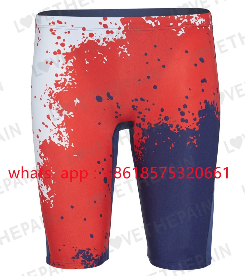 Mens Swimsuit Jammer Swimming Trunks Endurance Athletic Training ...