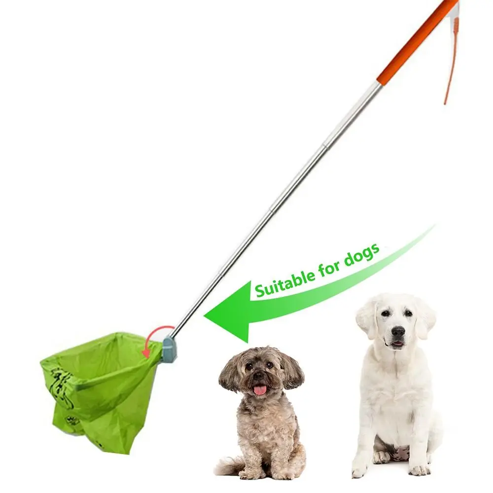 Foldable-Dog-Poop-Catcher-Fashion-Easily-Slidable-Length-Adjustable-Pet ...