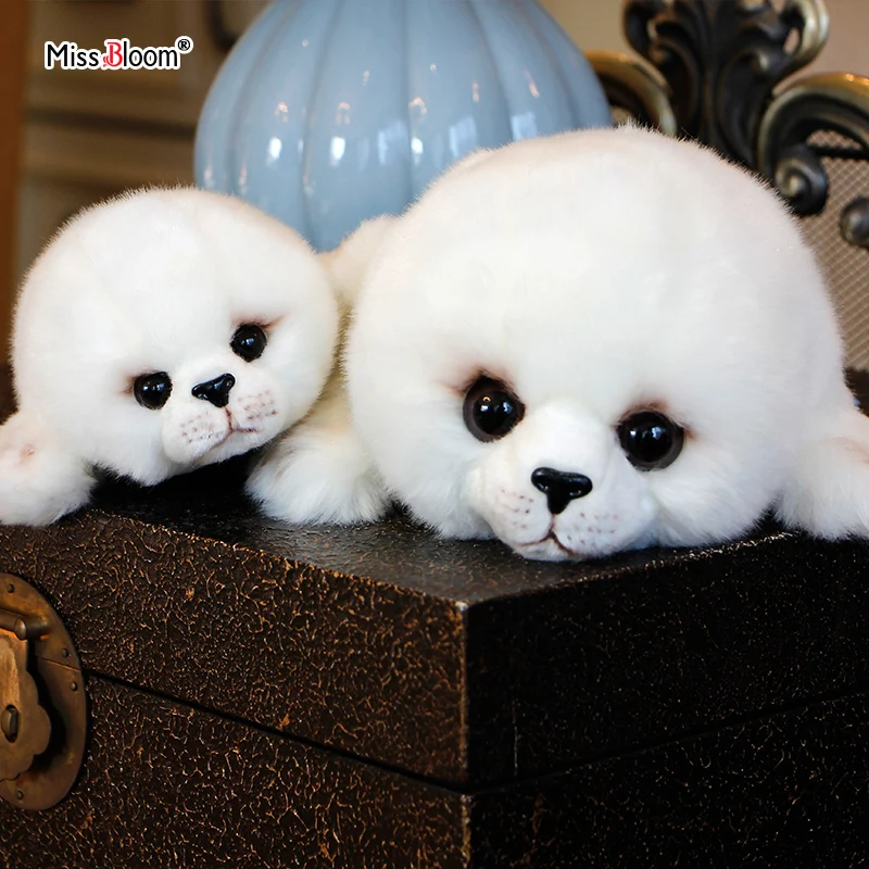 Soft Cute Seals Plush Toy Sea World Animal Sea Lion Stuffed Doll Big ...