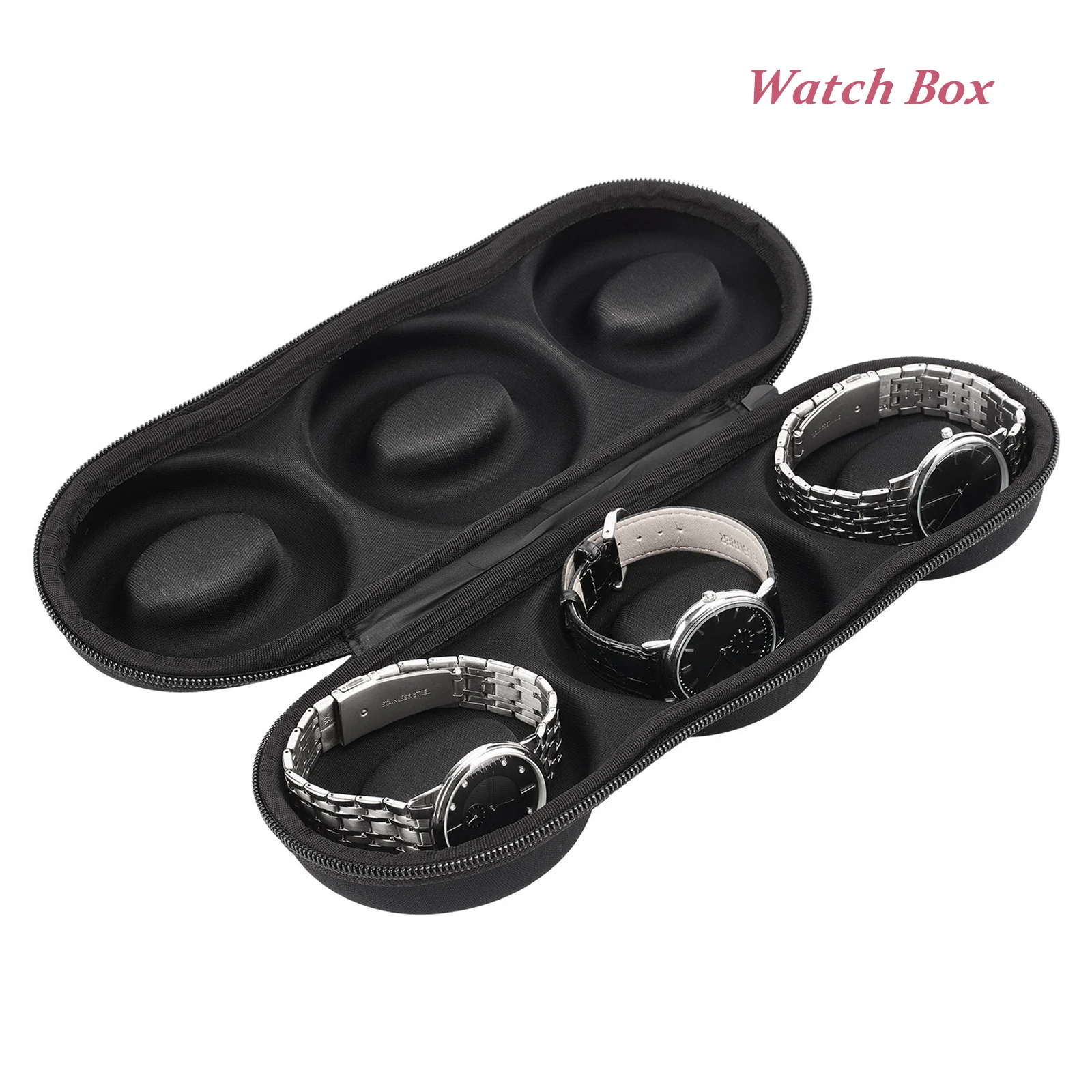 Black-Watch-Travel-Case-Eva-Portable-Watch-Storage-Organizer-Bag-for ...