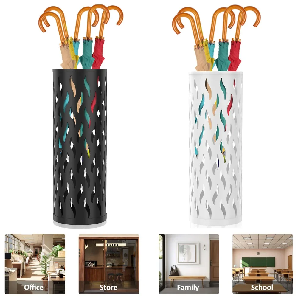 Metal Umbrella Stand Hollowed Umbrella Rack Decorative Umbrella Holder ...