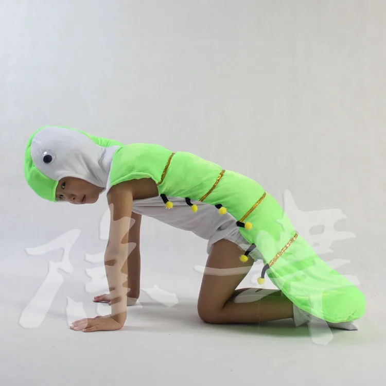 Halloween Children's Cartoon Animal Cosplay Costumes Animal Caterpillar ...