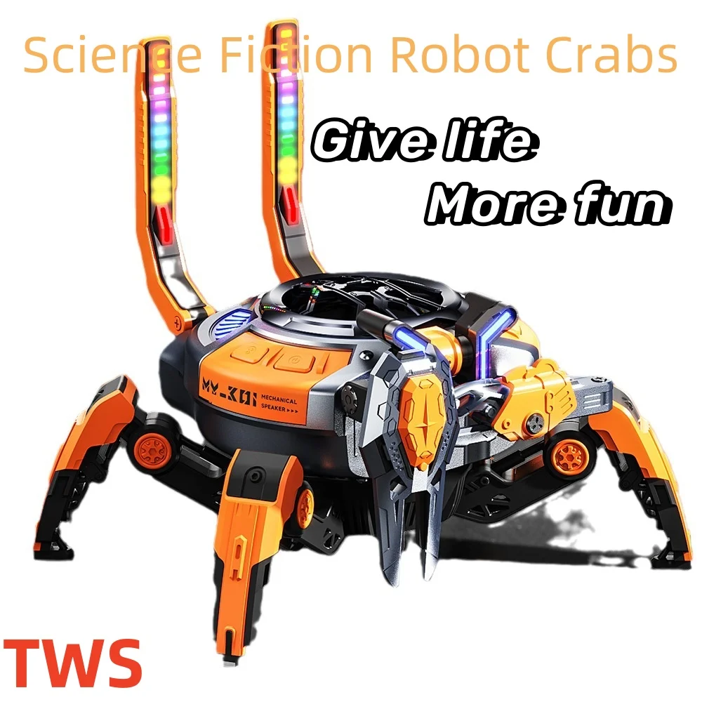 Wireless-Machine-Crab-Audio-Desktop-Trendy-Play-Decoration-High-Sound ...