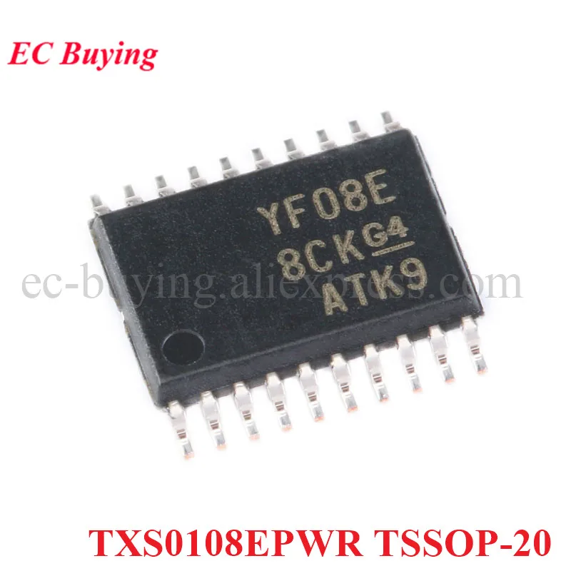 20 piezas/1 pieza TXS0108EPWR TXS0108EPW TXS0108E TXS0108 YF08E TSSOP ...