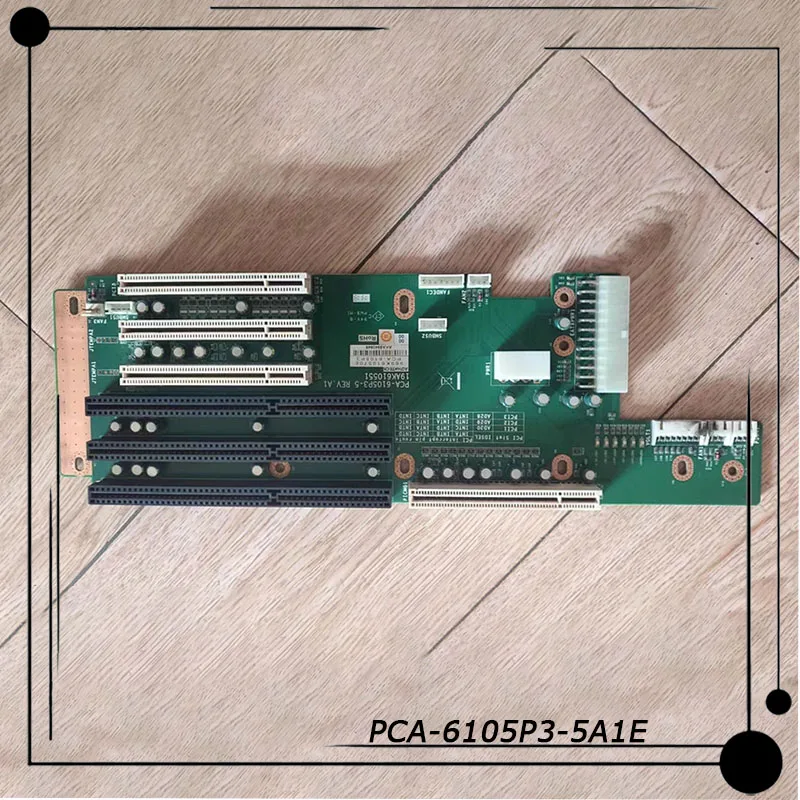 Pca-6105p3-5 Rev.a1 19ak610551 5 Slot Industrial Backplane 1isa 2pci ...