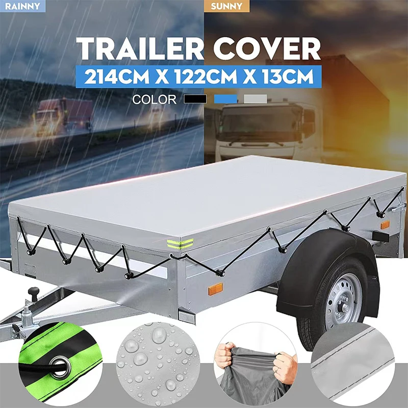 420D Oxford Tarpaulin Trailer Cloth Waterproof Dustproof Truck Canopy ...