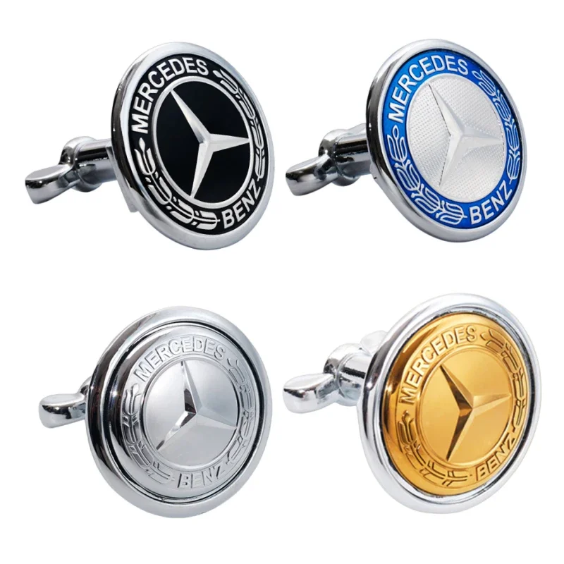 45mm-Car-Front-Emblem-Badge-Modified-Bonnet-Chrome-Hood-Cover-for ...