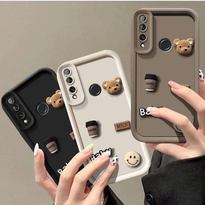 A60-A58-A18-A16-A56-A05S-A70-P55-Cute-Coffee-Bear-Silicone-Phone-Case ...