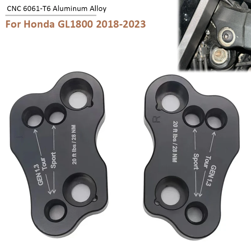 Pair-Motorcycle-Handle-Bar-Clamp-Raised-Extend-Handlebar-Mount-Riser ...