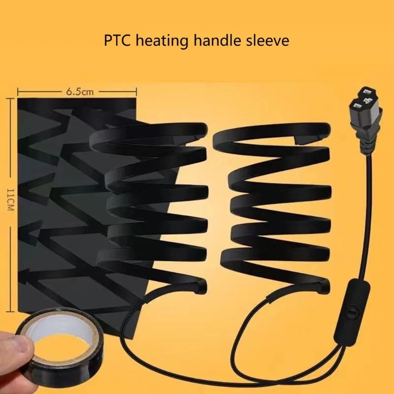 3-Gear-Motorcycle-Heated-Hand-Grips-Waterproof-Thermal-E-bike-ATV ...