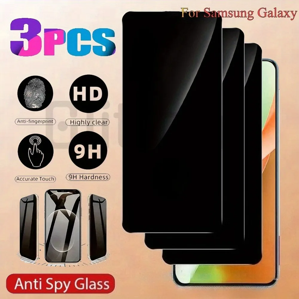 3Pcs Privacy Screen Protector for Samsung Galaxy S25 S24 Ultra S25 Edge ...