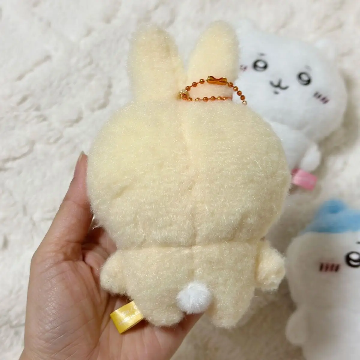 MINISO Fury Chiikawa Hachiware Usagi Plush Keychain - Chiikawa Plush