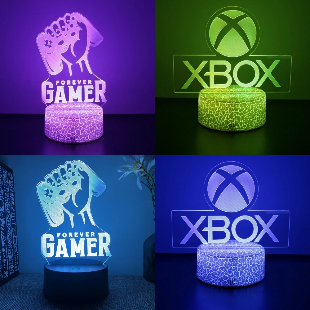 Gaming-3D-Lamp-LED-Night-Light-for-XBOX-Gaming-Room-Desk-Setup-Lighting ...