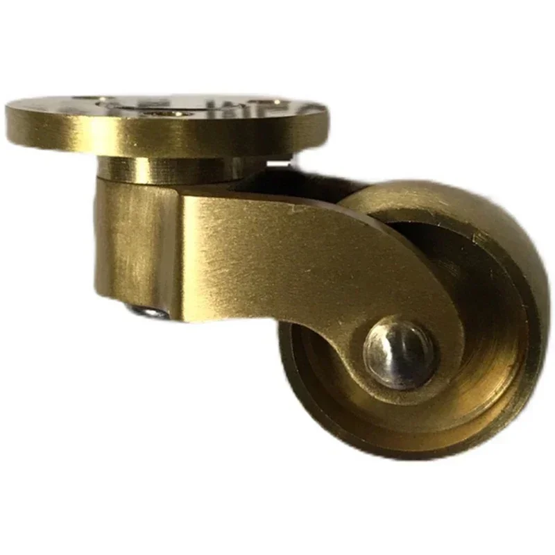 4PCS/Lot Brass Casters Wheels, 25mm Heavy Duty Plate Casters, No Noise ...