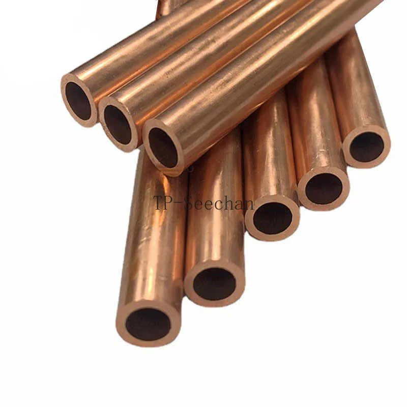 T2 Copper Tube OD 1.5~10mm Hollow Capillary Copper Round Pipe CNC Metal ...