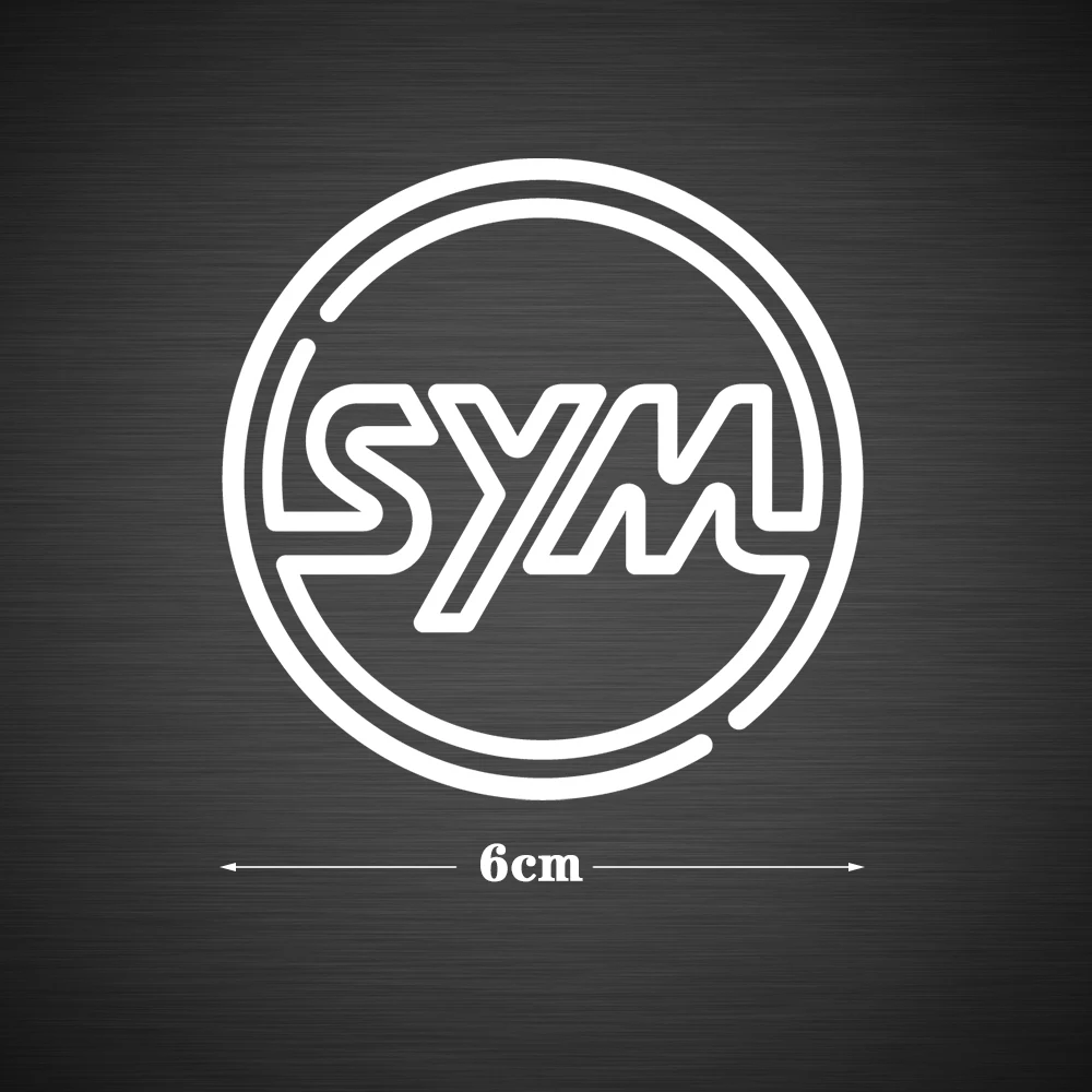 For SYM Logo Motorcycle Reflective Emblem Sticker for Sanyang Motor ...