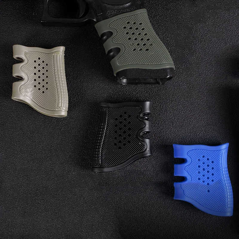 Tactical-Grip-Cover-for-Glock-Pistol-G17-G19-Rifle-AK-M4-Rubber-Anti ...