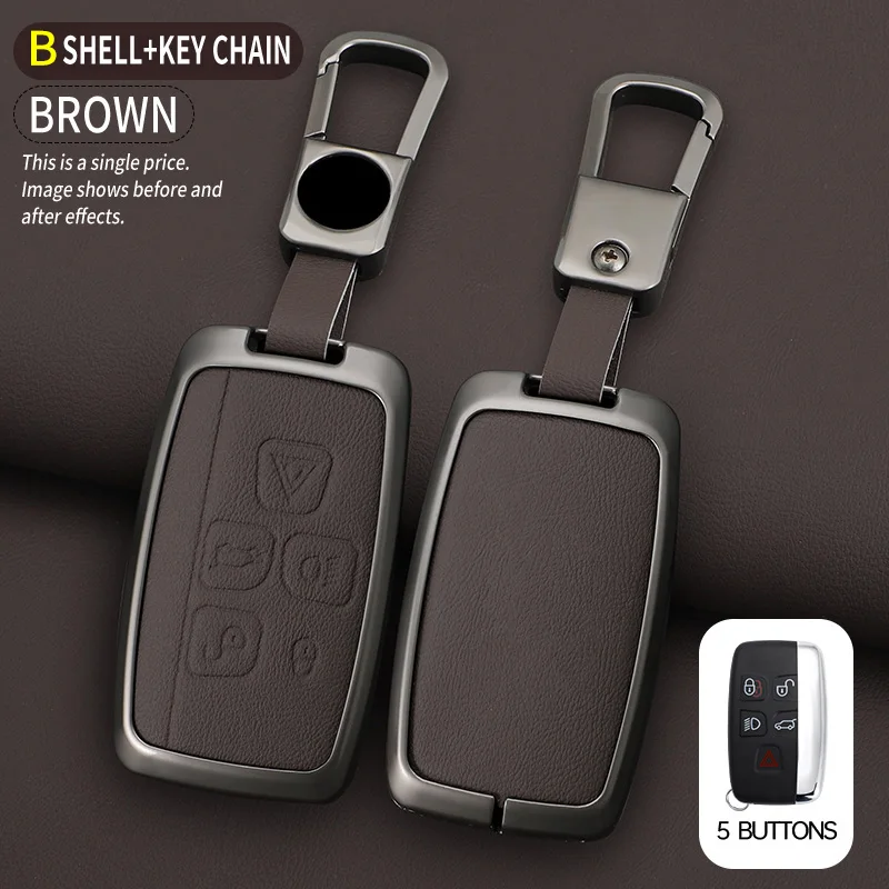 Zinc-Alloy-Car-Remote-Key-Case-Cover-Shell-For-Land-Rover-Range-Rover ...