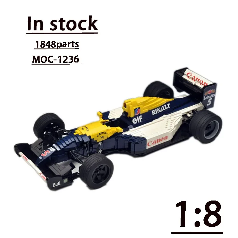 Formula-Car-Building-Blocks-for-Kids-MOC-1236F1-FW14B-Escala-1-8 ...